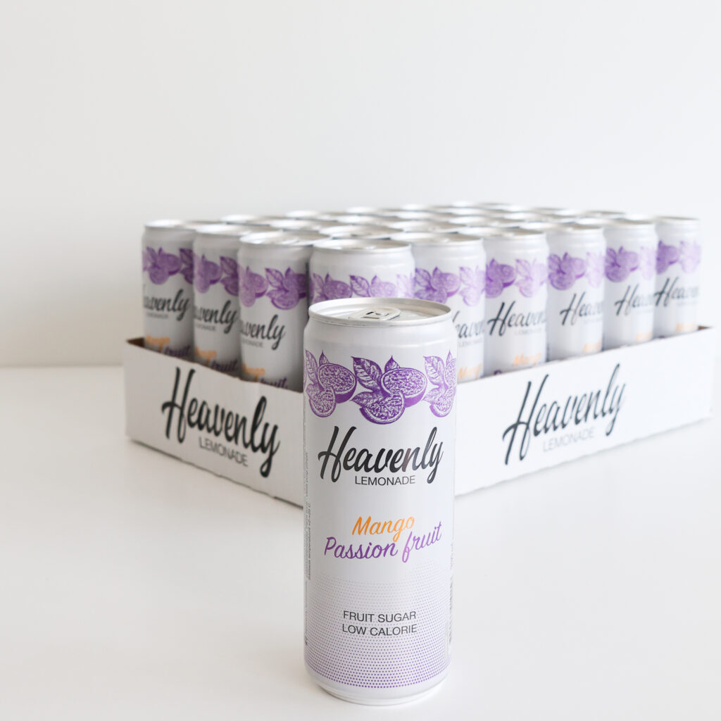 Mango-passionfruit (24x 0,33l) - Heavenly Lemonade